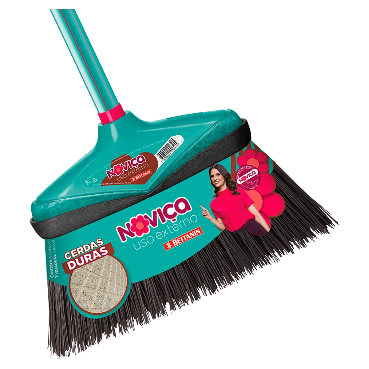 Vassoura com Cabo Externa Noviça | torre_supermercado